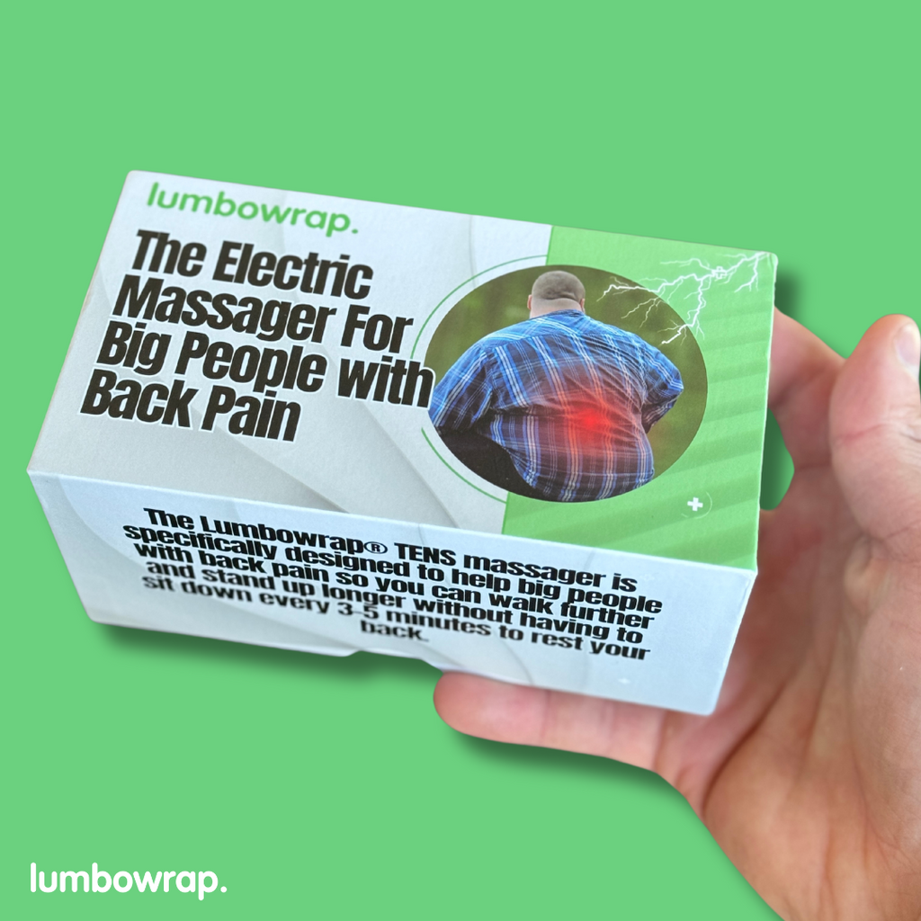 Lumbowrap® - The Electric Lower Back Pain TENS Massager For Overweight ...