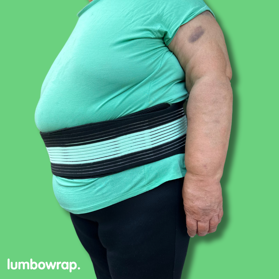 Lumbowrap® - The Plus-Size Hip & Lower Back Wrap For Big People That A ...