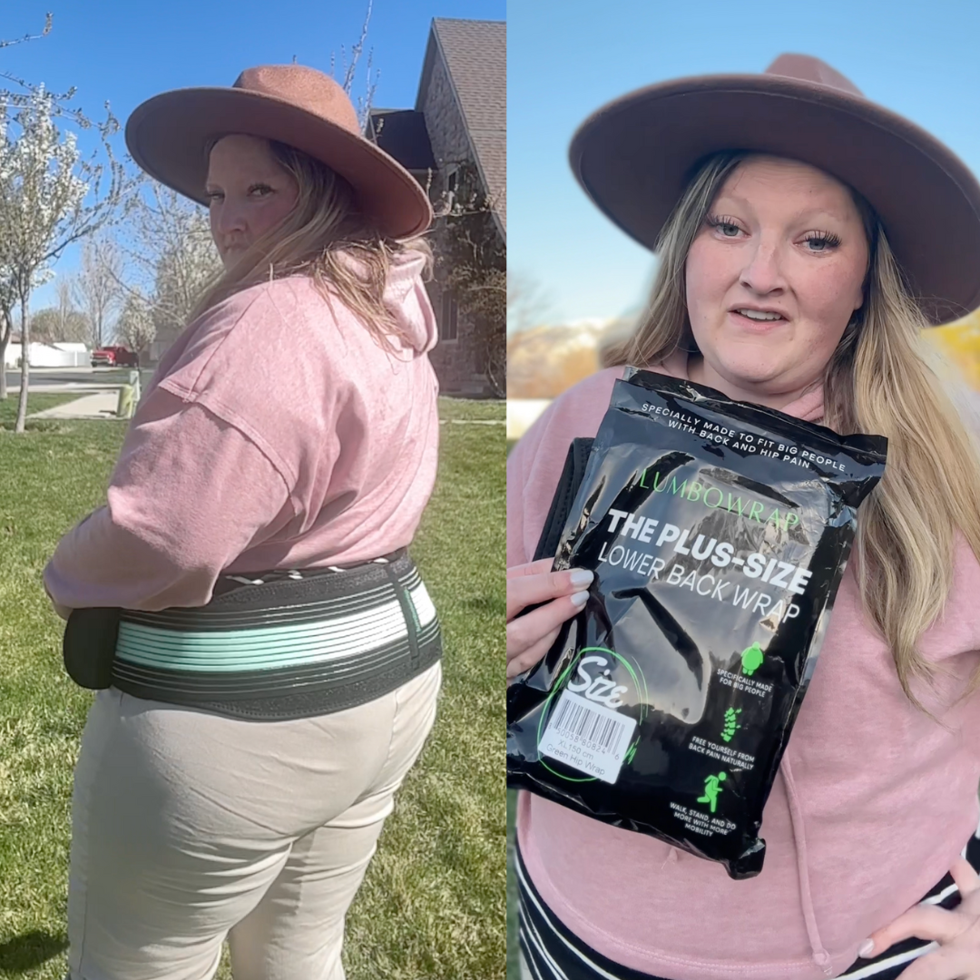 Lumbowrap® - The Plus-Size Hip & Lower Back Wrap For Big People Who Ca ...