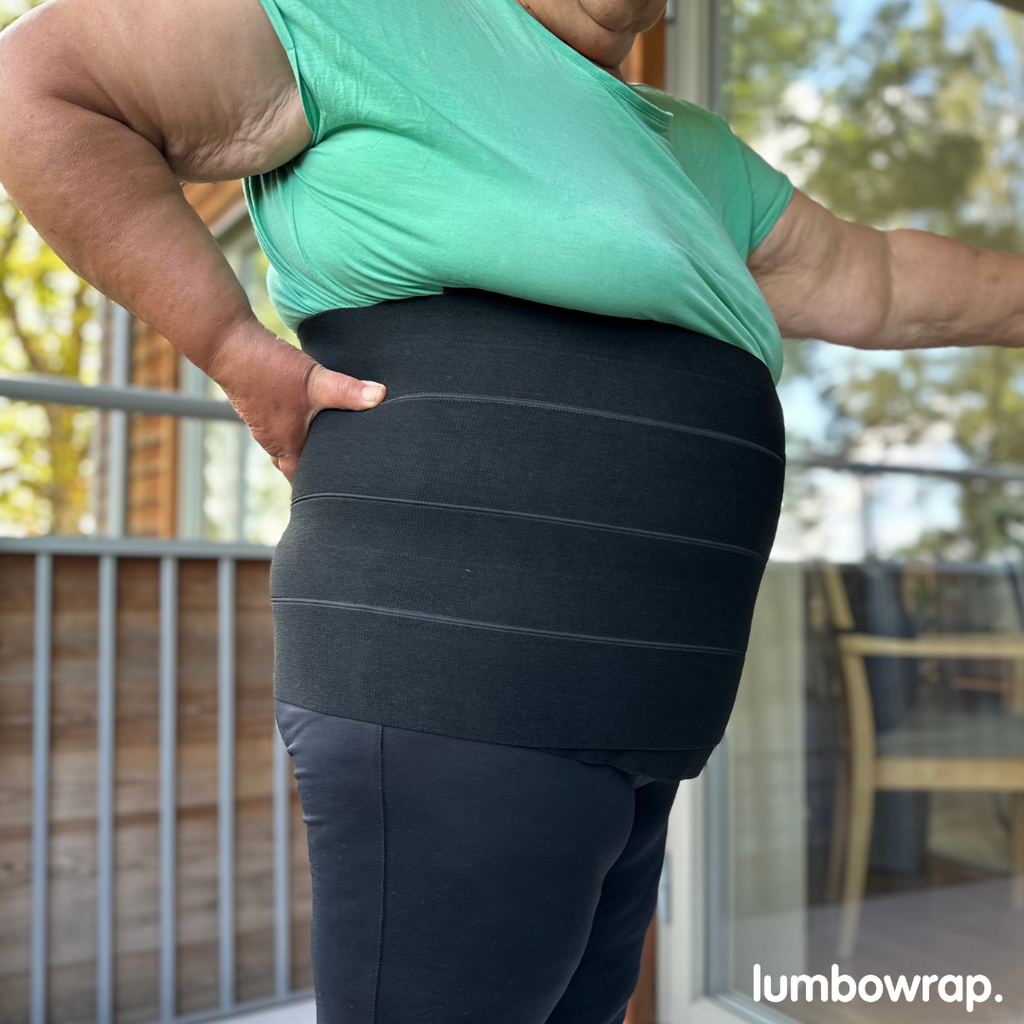 Lumbowrap® - The Plus-Size Hip & Lower Back Wrap For Big People + The ...