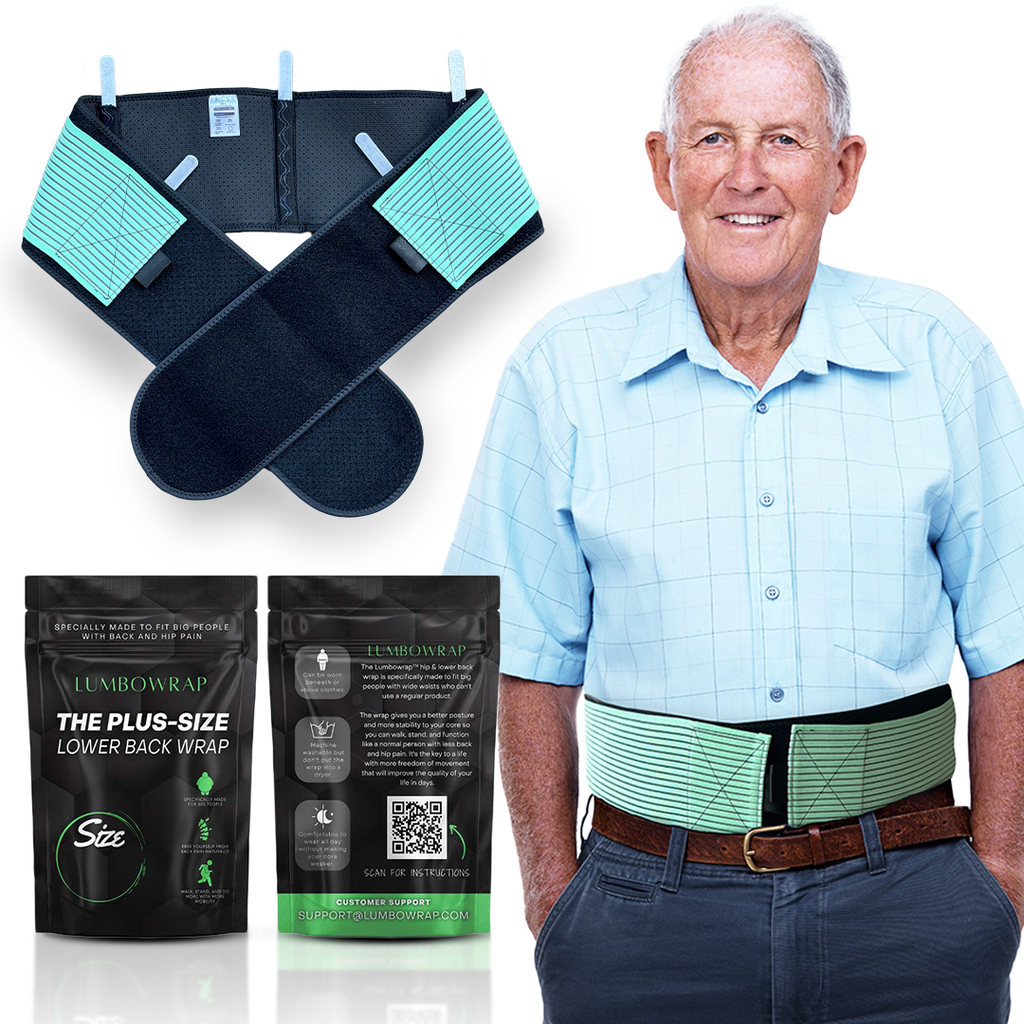 Lumbowrap® Dual-Compression Back & Hips Stability Brace – Lumbohealth