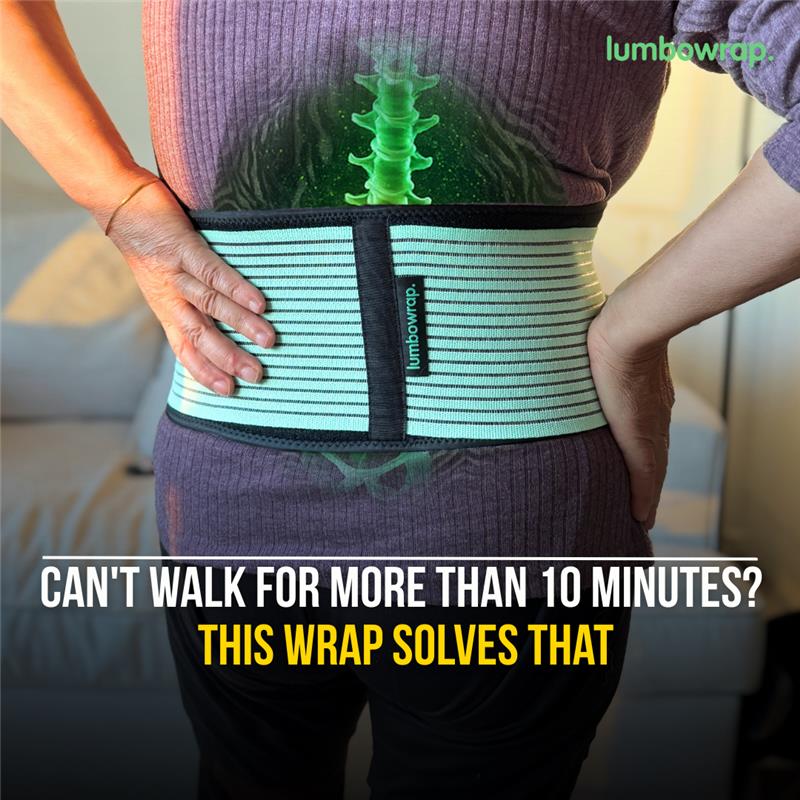 Lumbowrap® - The Complete Hip & Lower Back Wrap For Easier Walking & S